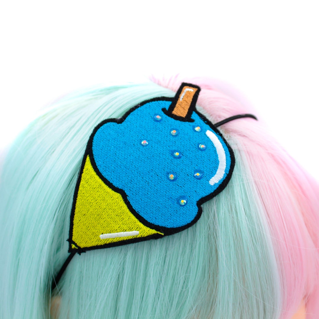 Pop Art Ice Cream Headband | Comic Book Headband | Kawaii Harajuku ...