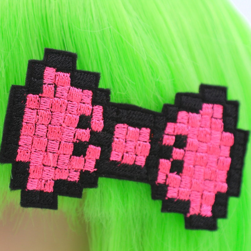 8 Bit Hair Bow - Etsy