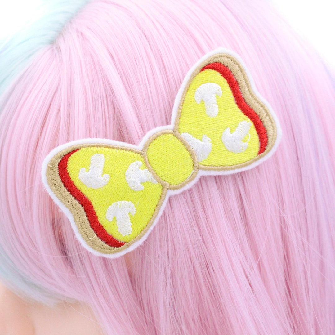 Pizza Hair Clip for Girls, Pizza Party Hair Bow, Summer Hair Bow, Pizza ...