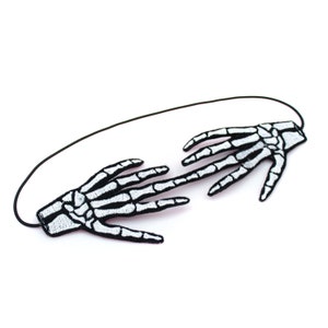 Skeleton Hand Headband - Rockabilly Fashion - Pastel Goth Clothing ...