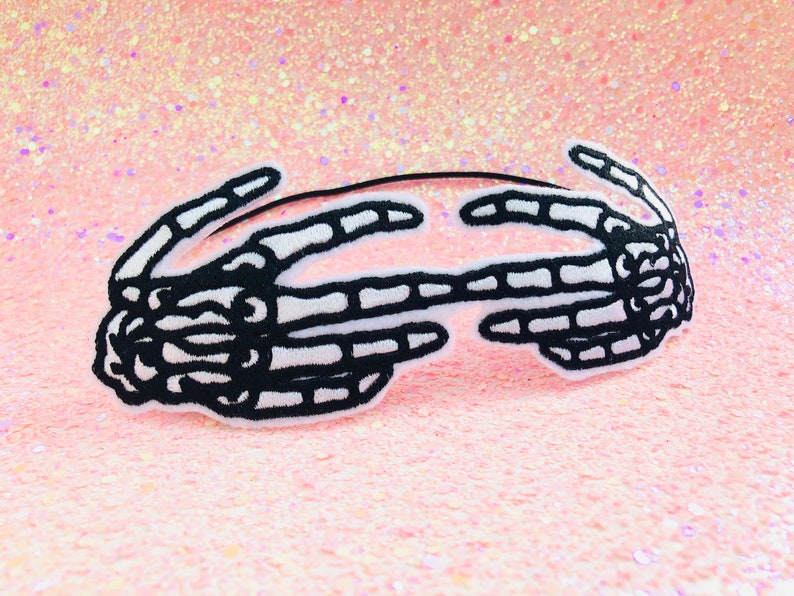 Skeleton Hand Headband Rockabilly Fashion Pastel Goth | Etsy