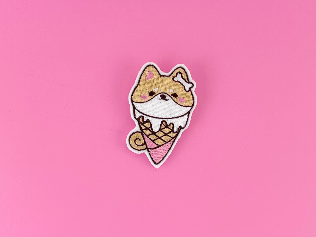 Cute Kawaii Shiba Inu Ice Cream Hair Clip, Summer Hair Bows, Party ...