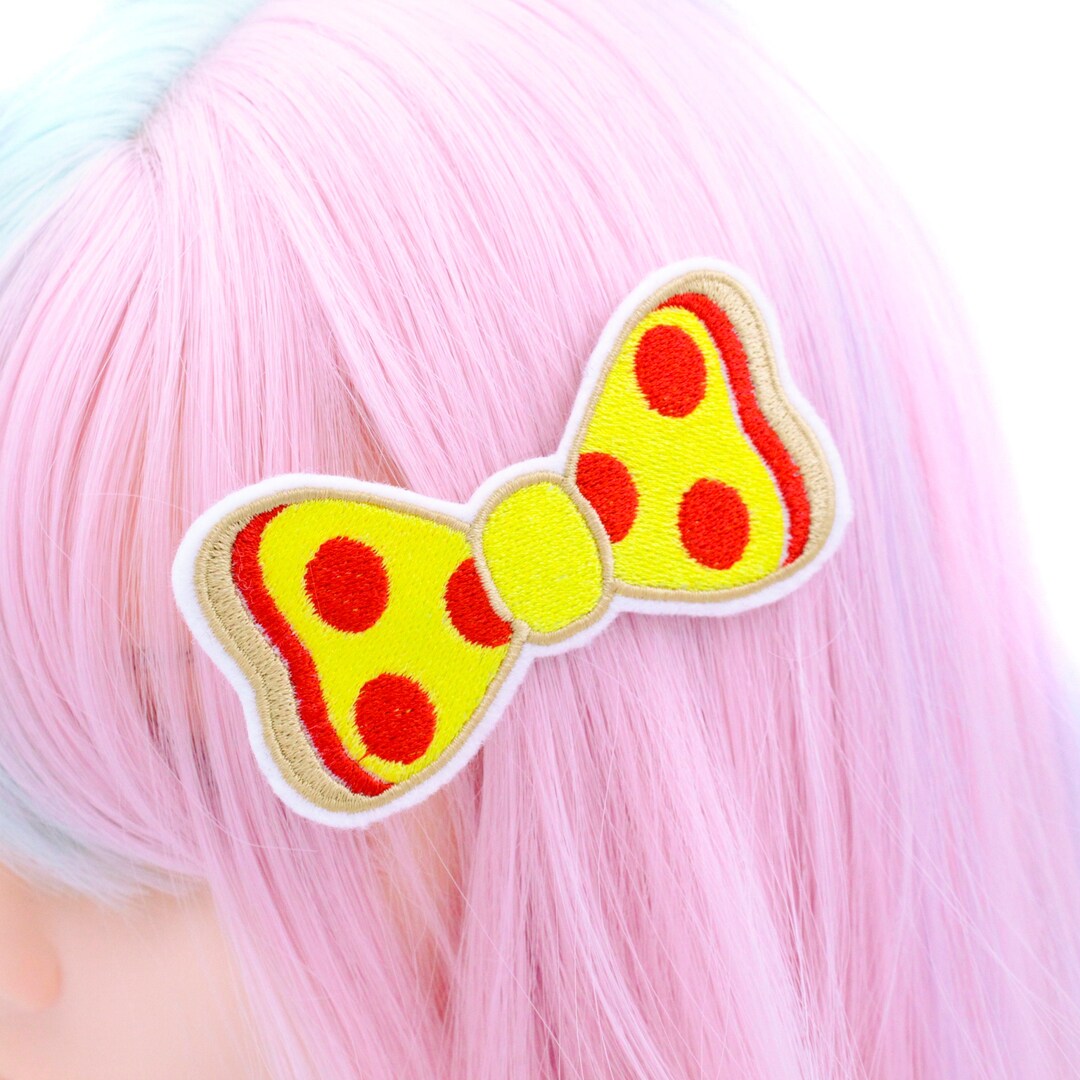 Pizza Hair Clip for Girls, Pizza Gifts, Nerdy Gifts, Weeb Gifts, Summer ...