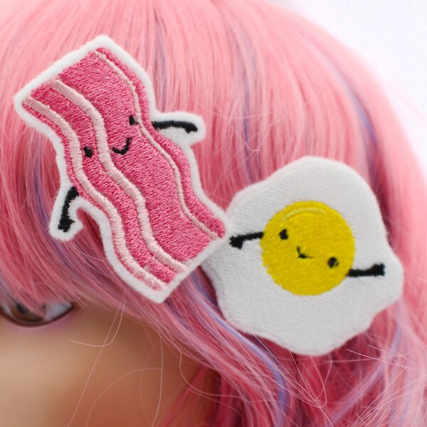 Bacon Hair Clip - Etsy