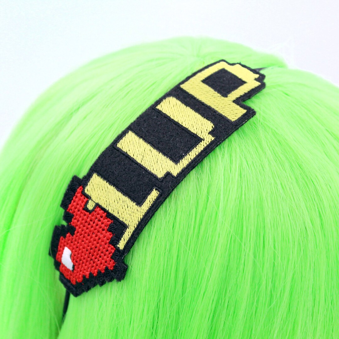 1UP Pixel Heart Retro Gamer Girl Headband - Gamer Gifts for Her - Video ...