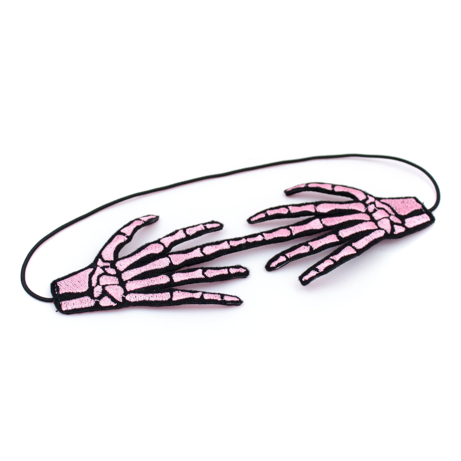 Goth Skeleton Hand Headband | Unique Hair Accessory | Statement Gothic ...