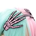 Goth Skeleton Hand Headband | Unique Hair Accessory | Statement Gothic ...