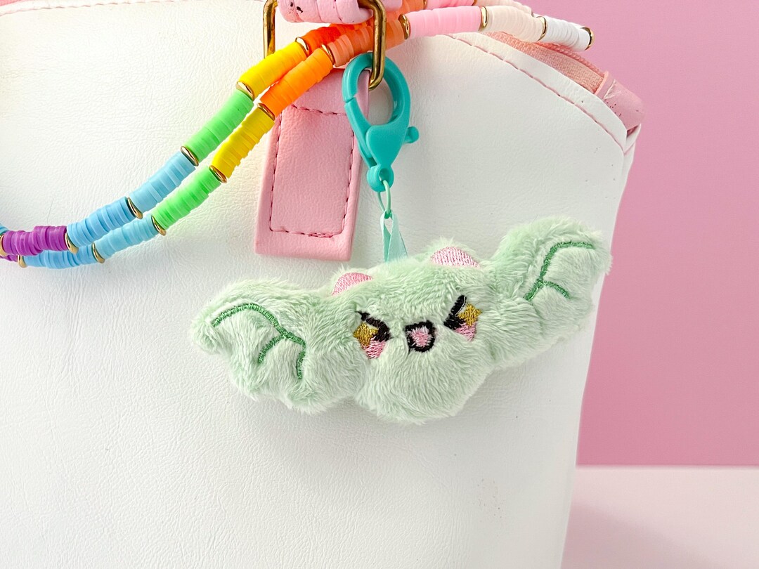 Pastel Goth Kawaii Bat Keychain, Halloween Accessory, Purse Accessory ...