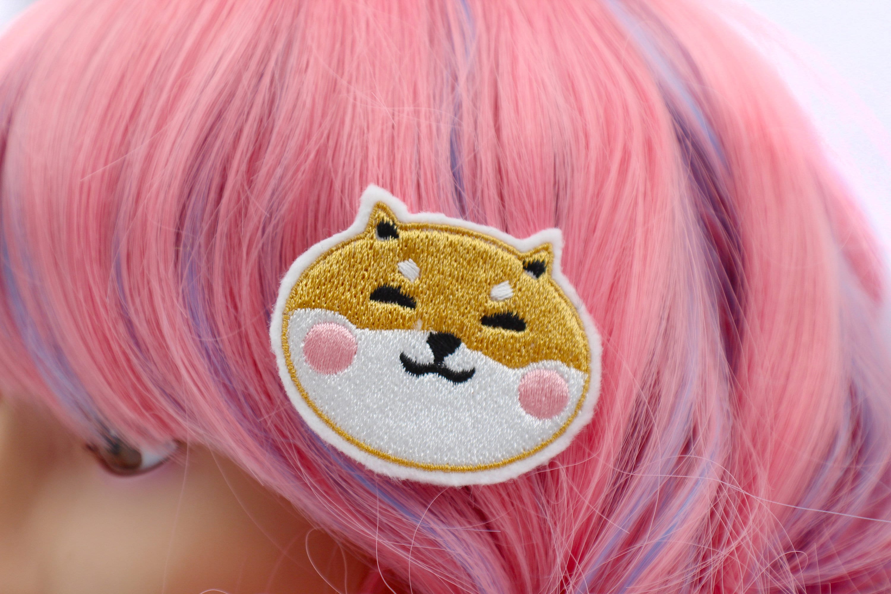 Kawaii Shibi Inu Doge Hair Clip Set | Etsy