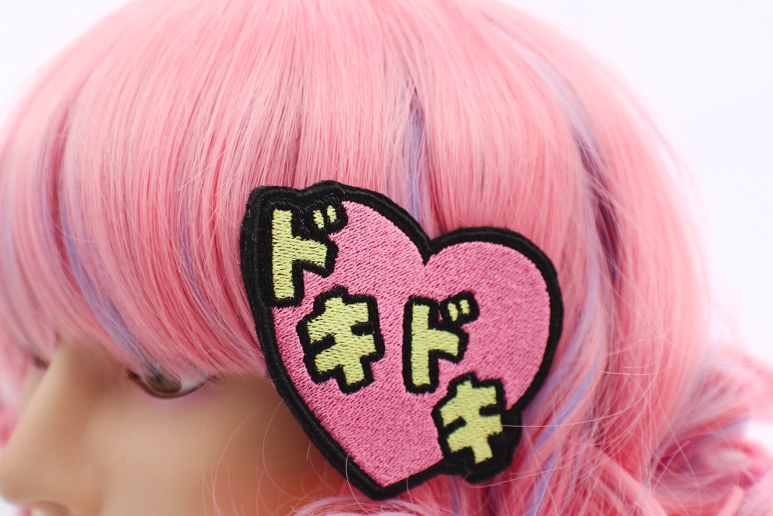 Doki Doki Heart Hair Clip | Etsy