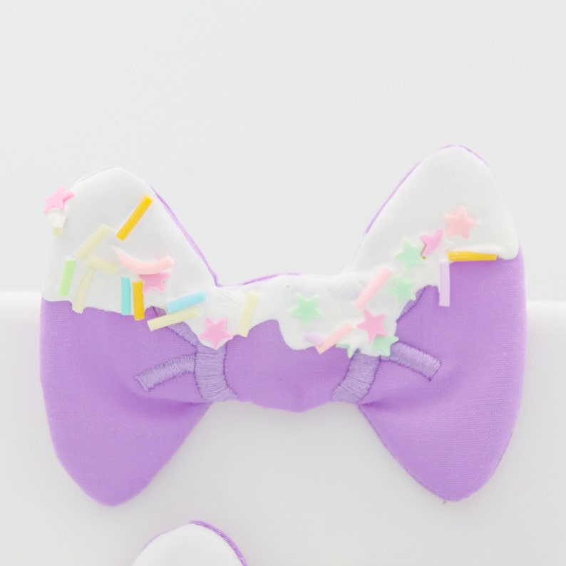 Kawaii Frosted Super Cute Hair Bows | Etsy