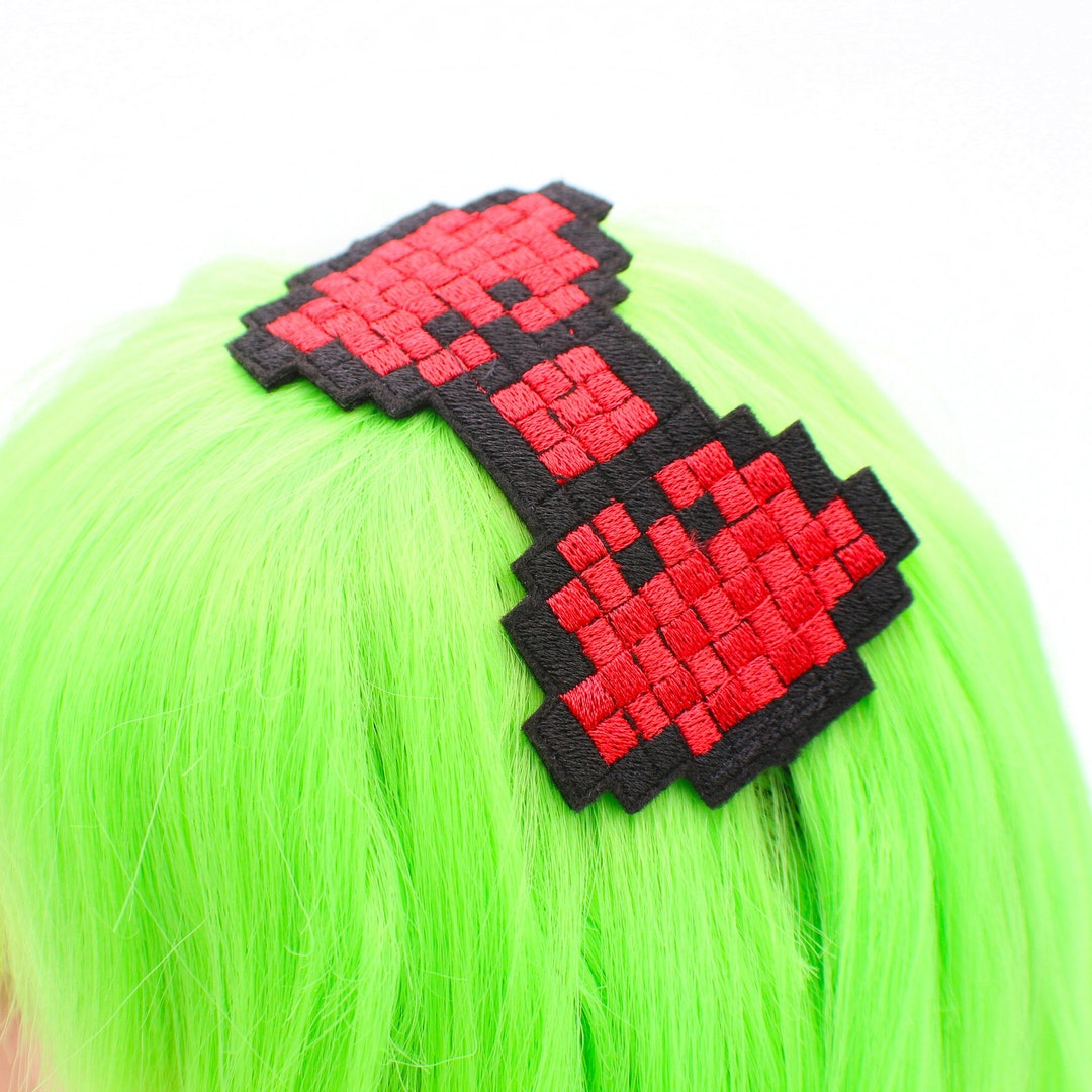 8 Bit Pixel Bow Gamer Girl Headband - Video Game Headband - Anime ...