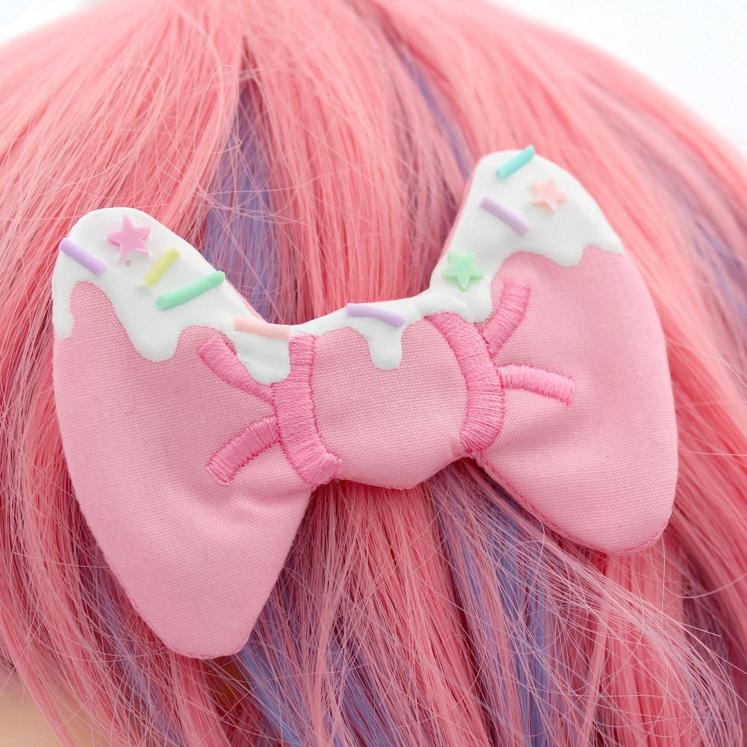 Decoden Frosted Super Cute Kawaii Hair Bows - Etsy