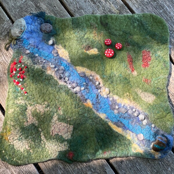 Felt Play Mat - Etsy