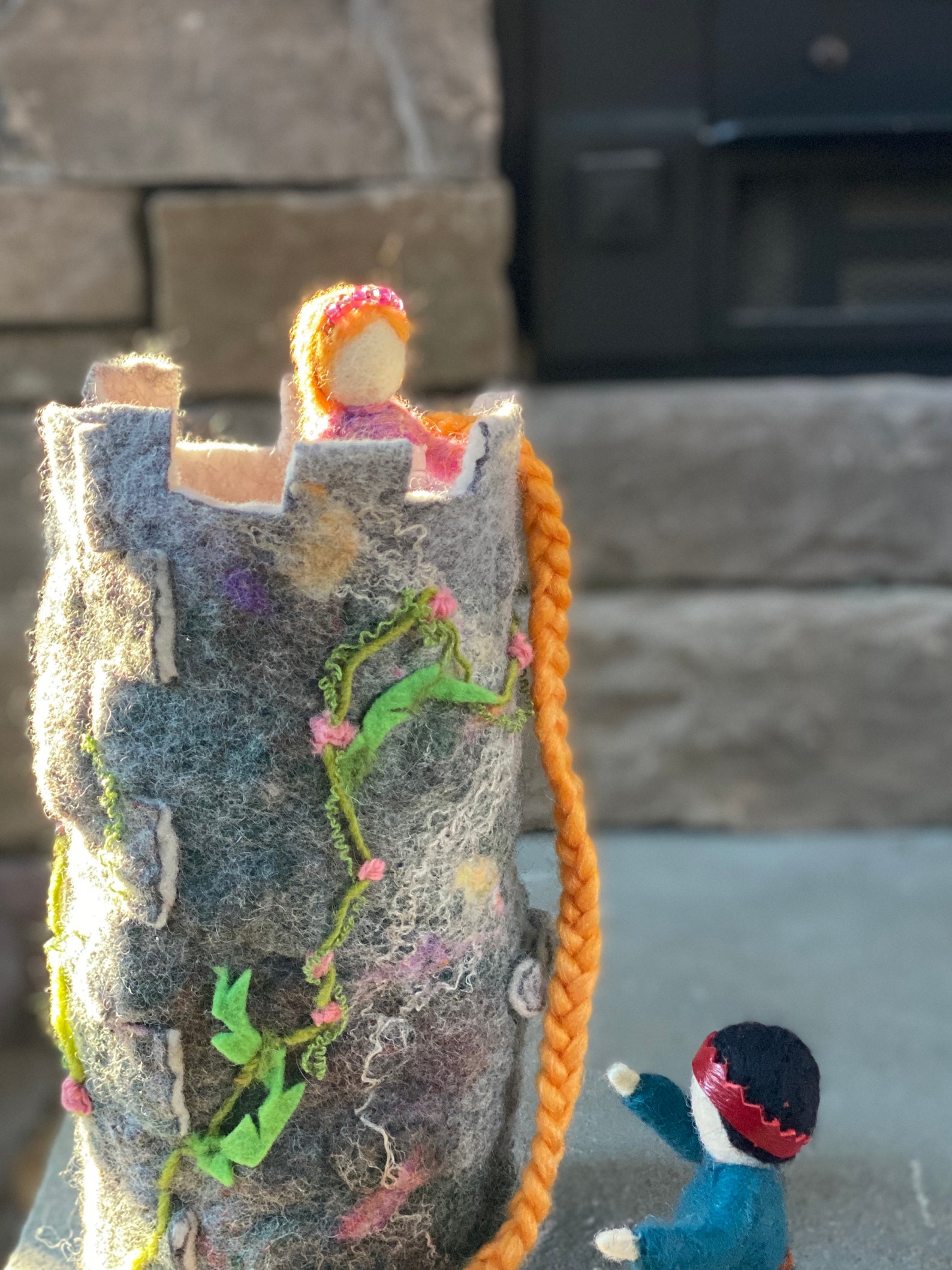 Rapunzel Story Set, Story Telling Puppets,waldorf Inspired, Felted Doll ...