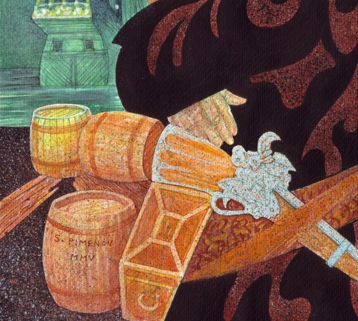 Seaman, Original Drawing on Paper, Mixed Media - Etsy