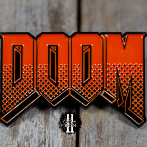 DOOM Slayer Pin Soft Enamel Pin - Etsy