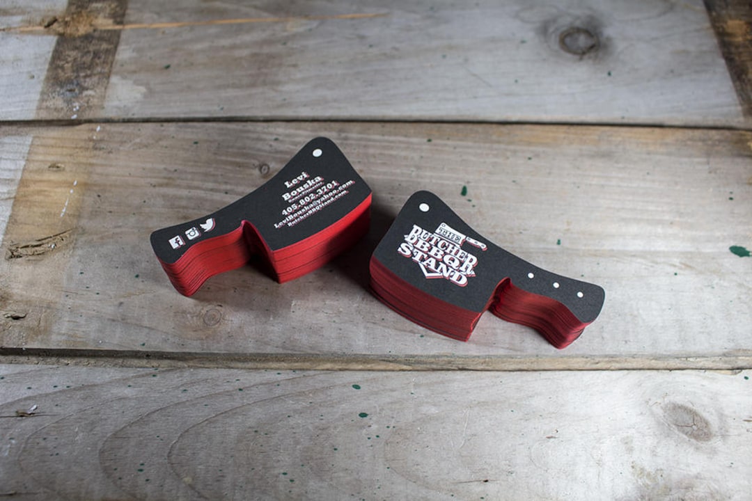 Custom Shaped Business Cards, Die Cut Business Cards, 50, 100, 250, 500 ...