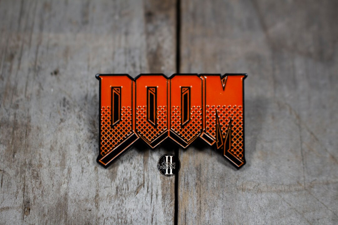 DOOM Slayer Pin, Soft Enamel Pin - Etsy