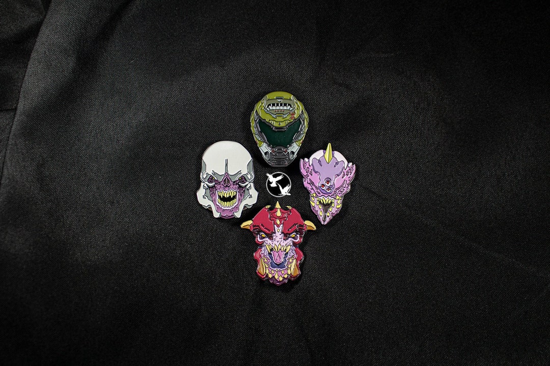 Slayer Pin Set, Soft Enamel Pin - Etsy
