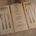 100 KRAFT Paper Menus, Kraft Menus, Food Menus, Custom Menus, Wedding ...