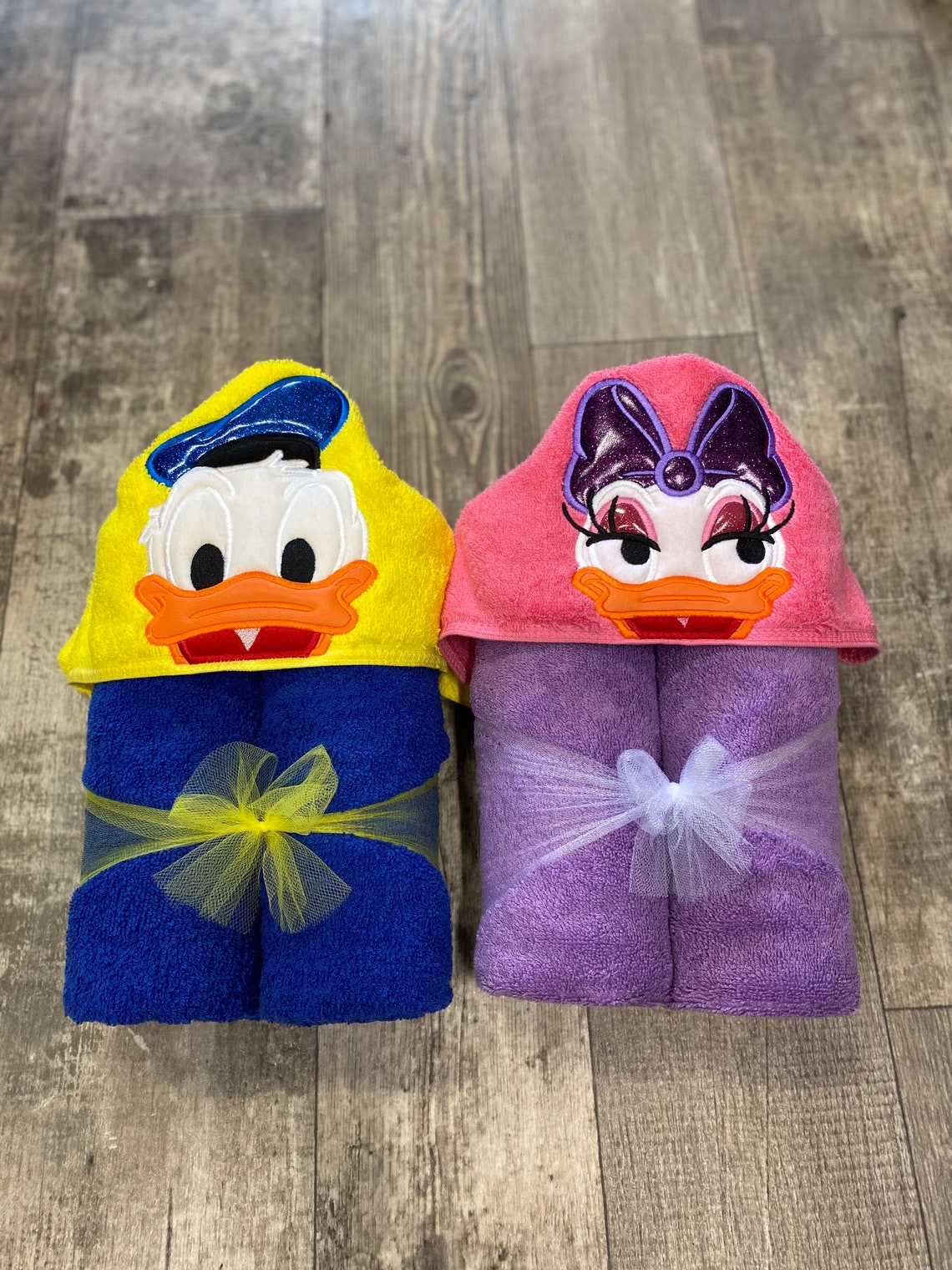 Duck Hooded Towel/ Rubber Ducky Hooded Towel/ Bath Hooded Towel/ Infant ...