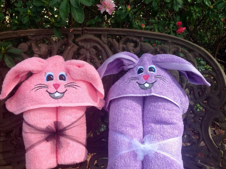 Easter Bunny Hooded Towel/ Bunny Swimming Towel/ Rabbit Kids - Etsy ...