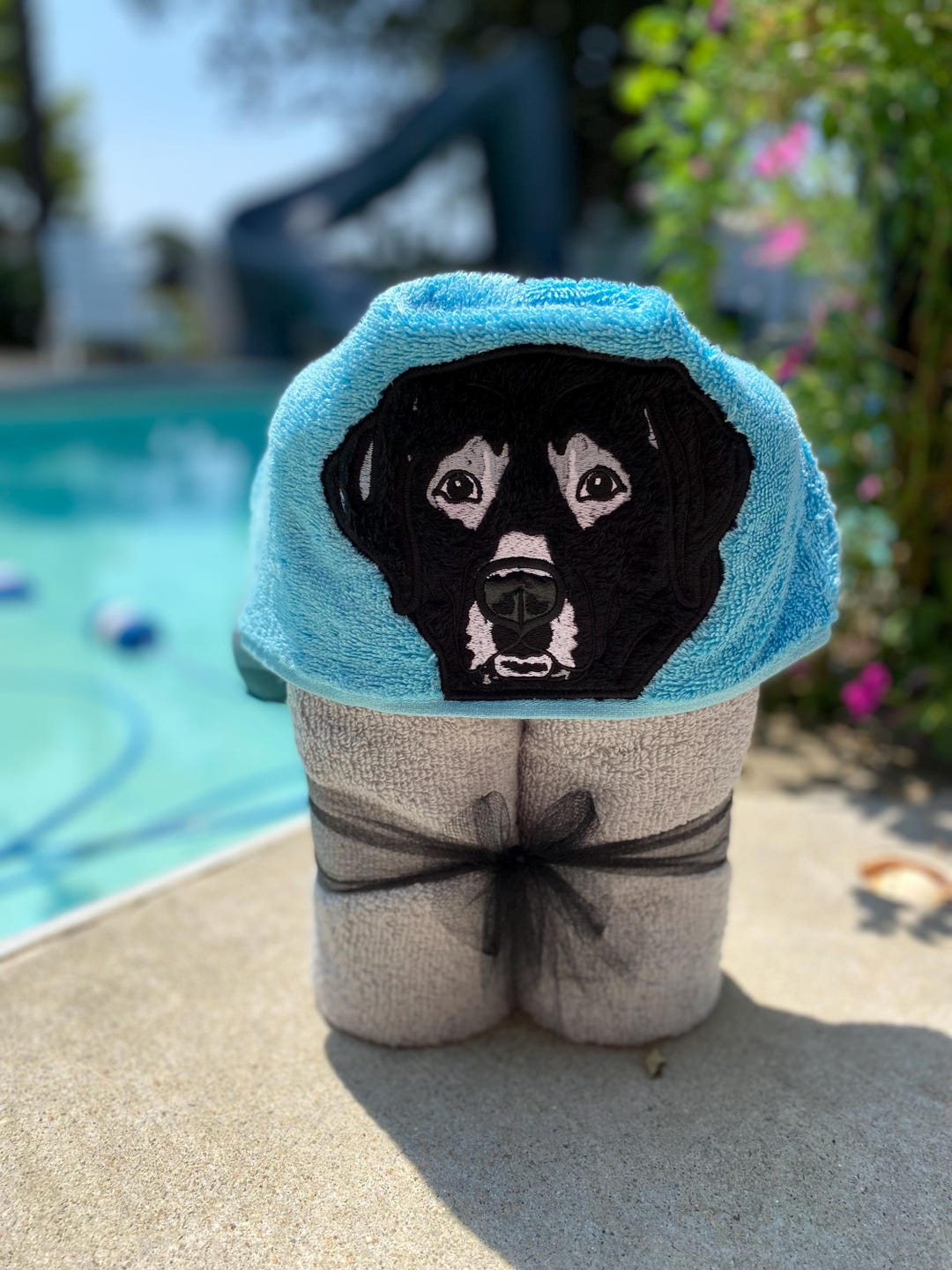 Lab Hooded Towel - Etsy