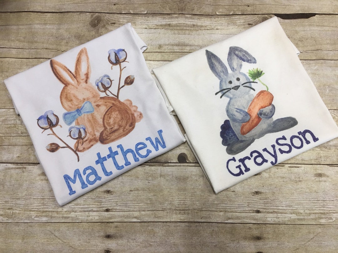 Baby First Easter Shirt/ Bunny Shirt/ Easter Shirt for Boys/ Easter ...