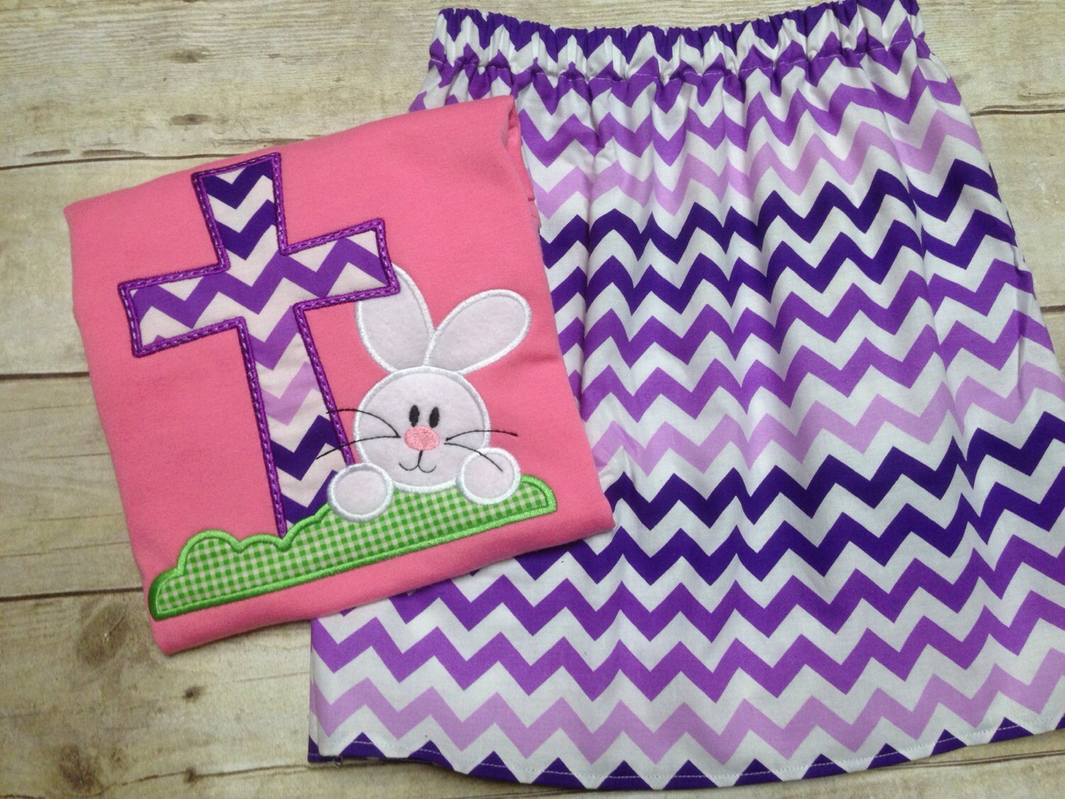 Girls Easter Outfit/ Easter Cross Shirt/ Girls Easter Bunny Dress ...