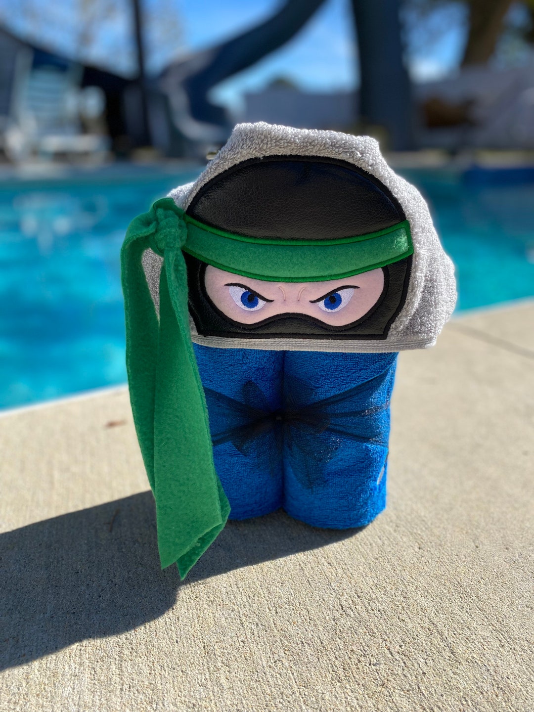 Ninja Hooded Towel/ Karate Hooded Towels for Kids/ Taekwondo Kids ...