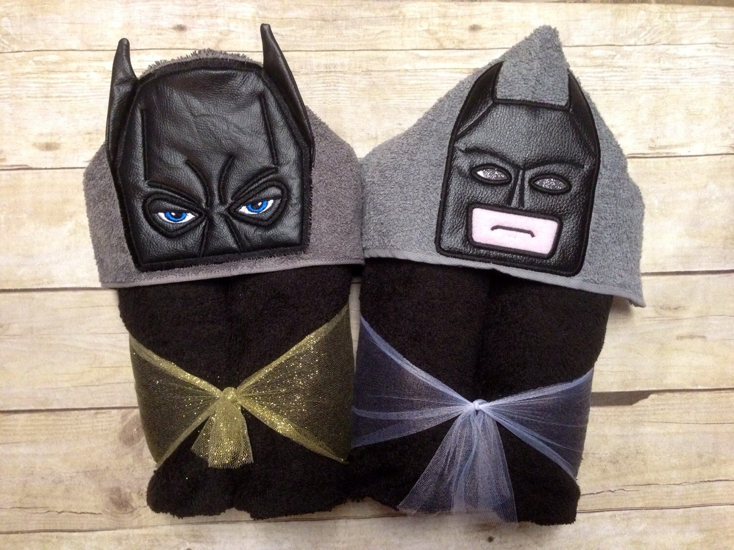 Personalized Bat Superhero Inspired Hooded Towel/ Bat Superhero Towel ...