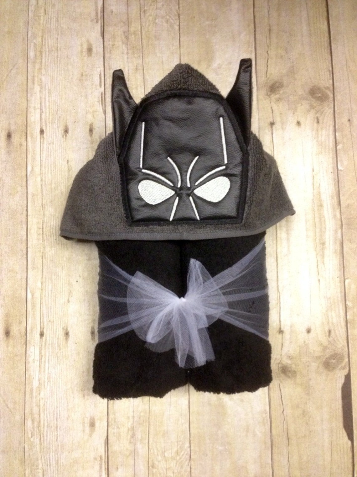 Personalized Bat Superhero Inspired Hooded Towel/ Bat Superhero Towel ...