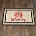 Firefighter Rug/ Firefighter Gift Personalized Door Mat/ Firefighter ...