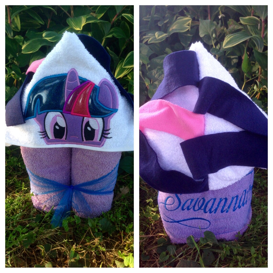 Twilight Pony Hooded Bath Towel/ Custom MLP Hooded Towel/ - Etsy