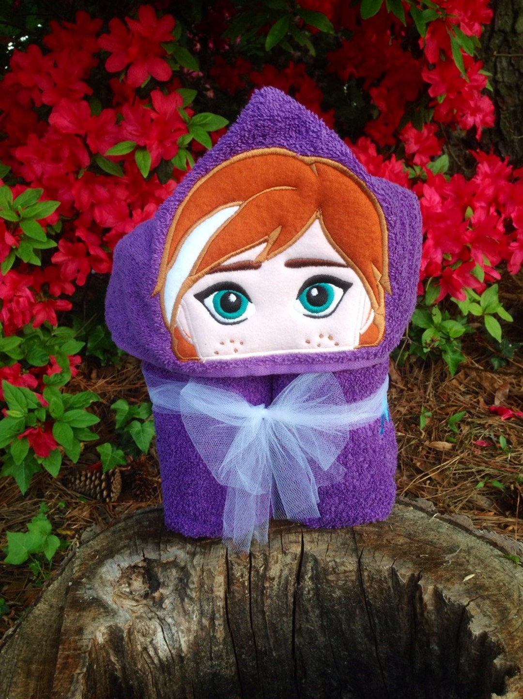 Personalized Non 3D Anna Inspired Hooded Towel/ Frozen Towel/ Disney ...