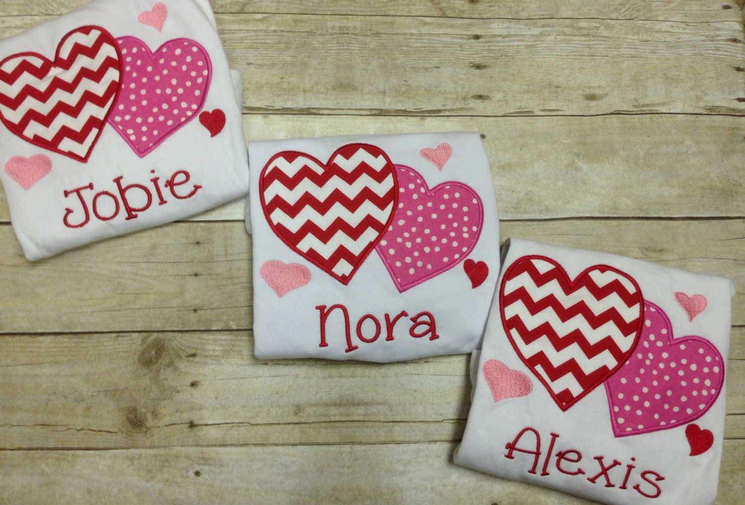 Personalized Girls Valentine's Day Heart Shirt/ | Etsy