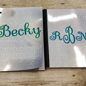 Personalized Notebook for Men/ Monogrammed Notebook for Him ...