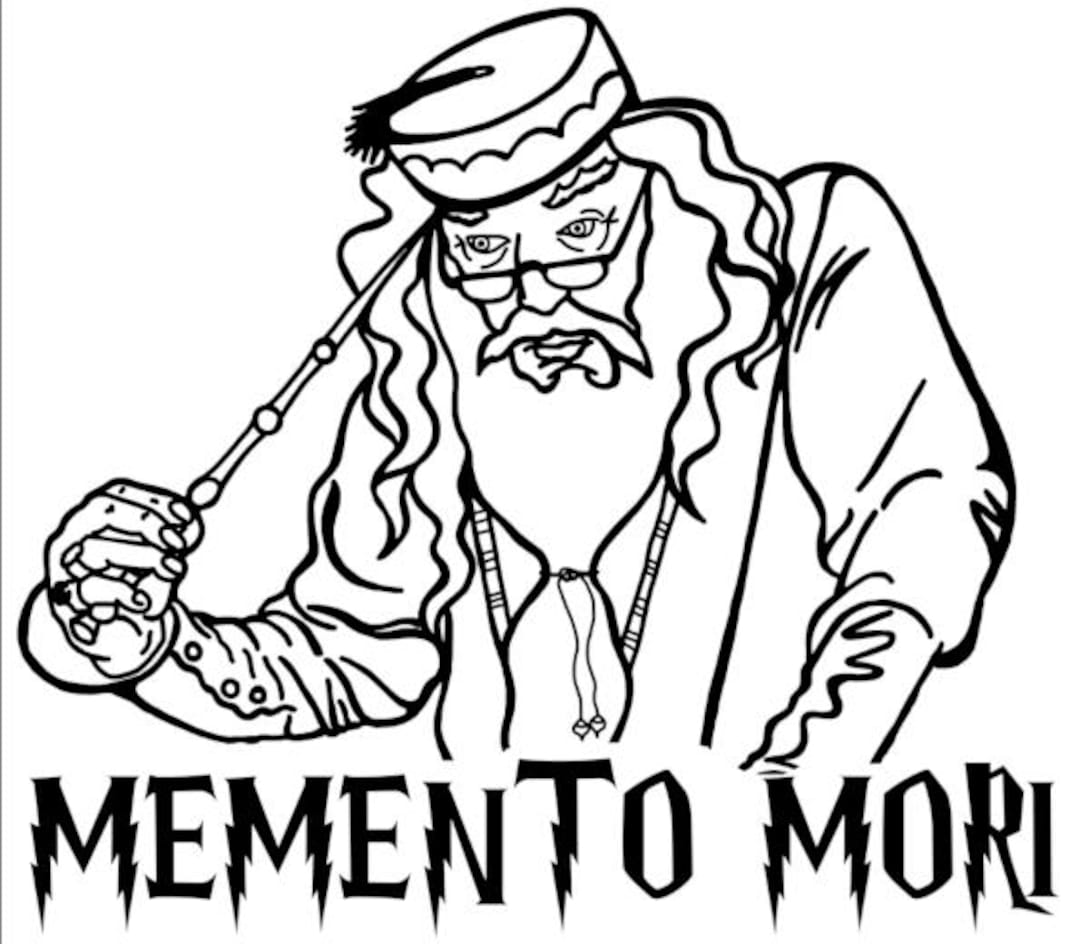 Albus Dumbledore Memento Mori Digital Graphic Pack - Etsy