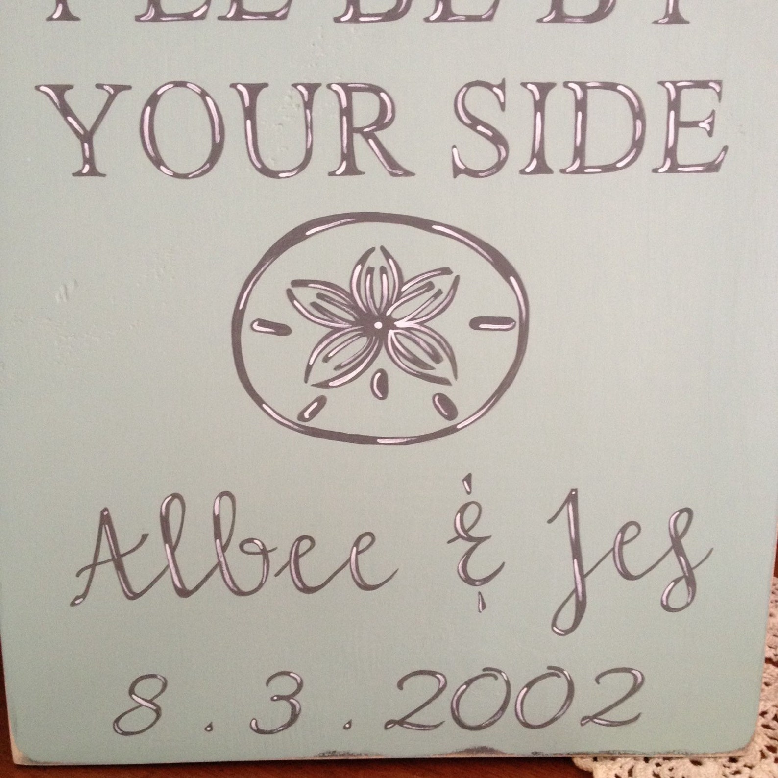 In High Tide or in Low Tide Wood Sign Personalized Coastal - Etsy