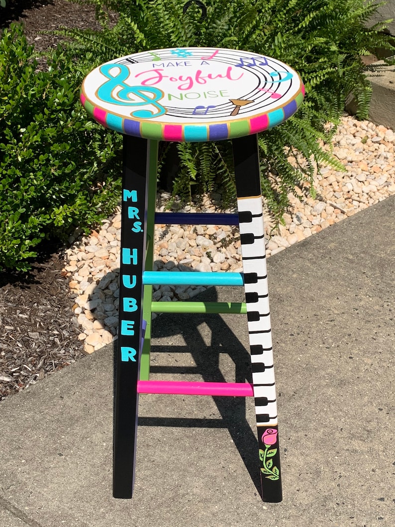 Teacher Stool Design Custom Teacher Stool Design Teacher | Etsy