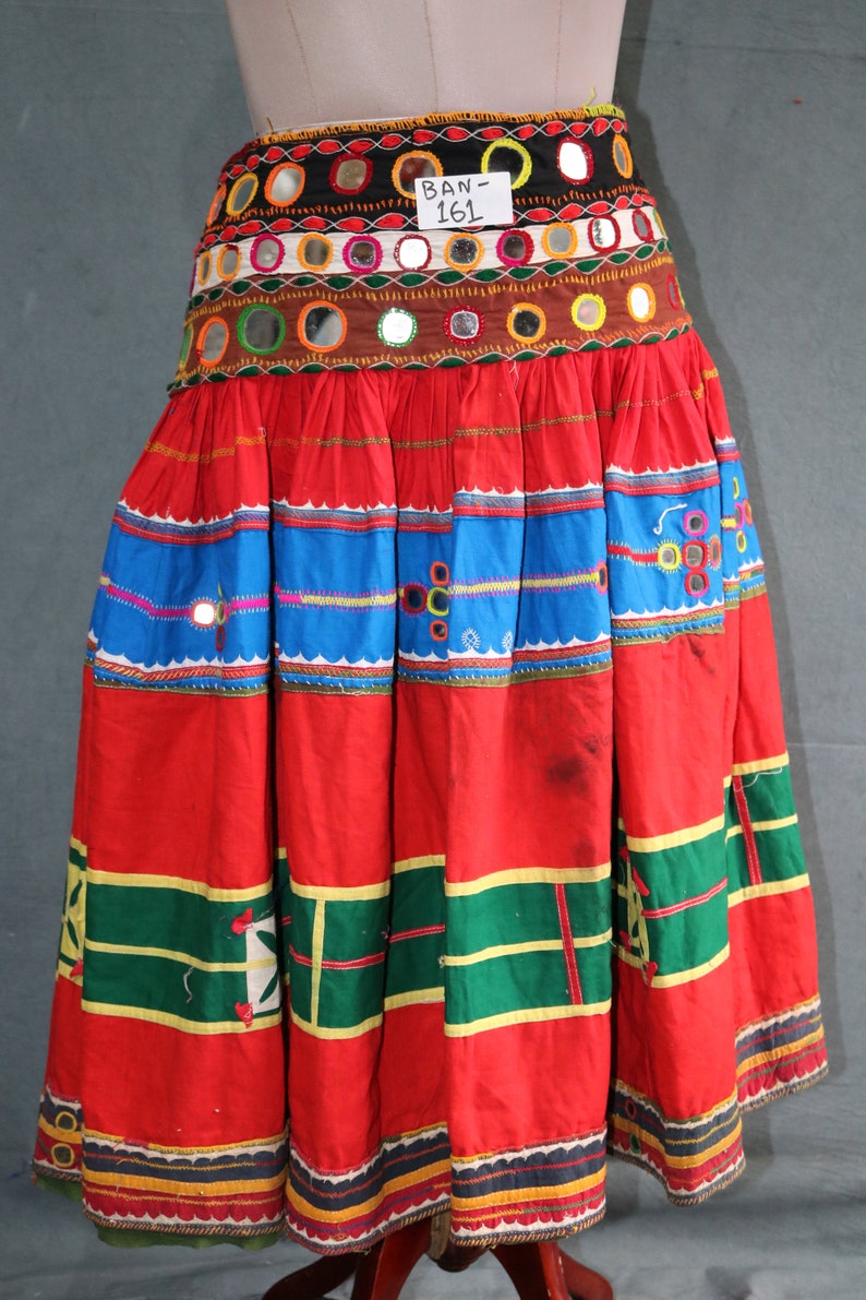 Antique Banjaran Skirt, Tribal Belly Dance, Jaipur Gypsy Skirt - Etsy