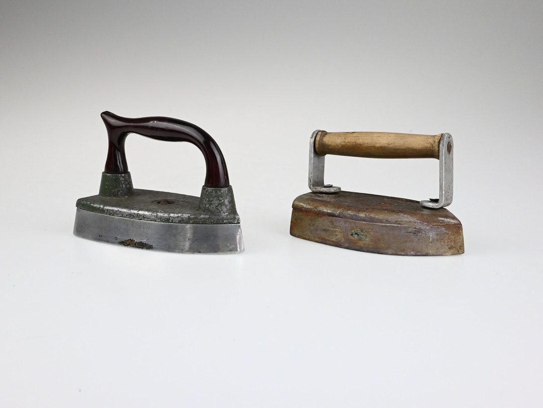 Miniature Metal Irons Set, Antique Charcoal Iron, Vintage Iron, Iron ...
