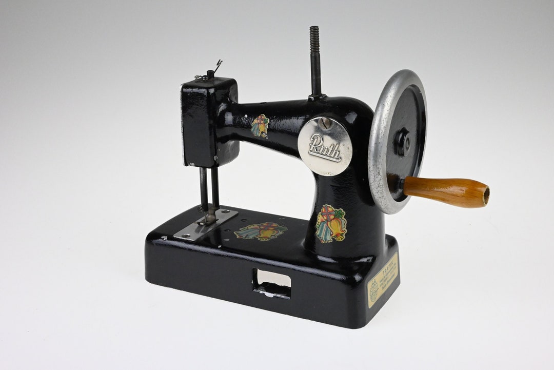 Vintage Toy Sewing Machine by RUTH, Antique Sewing Toy, Vintage Toy ...