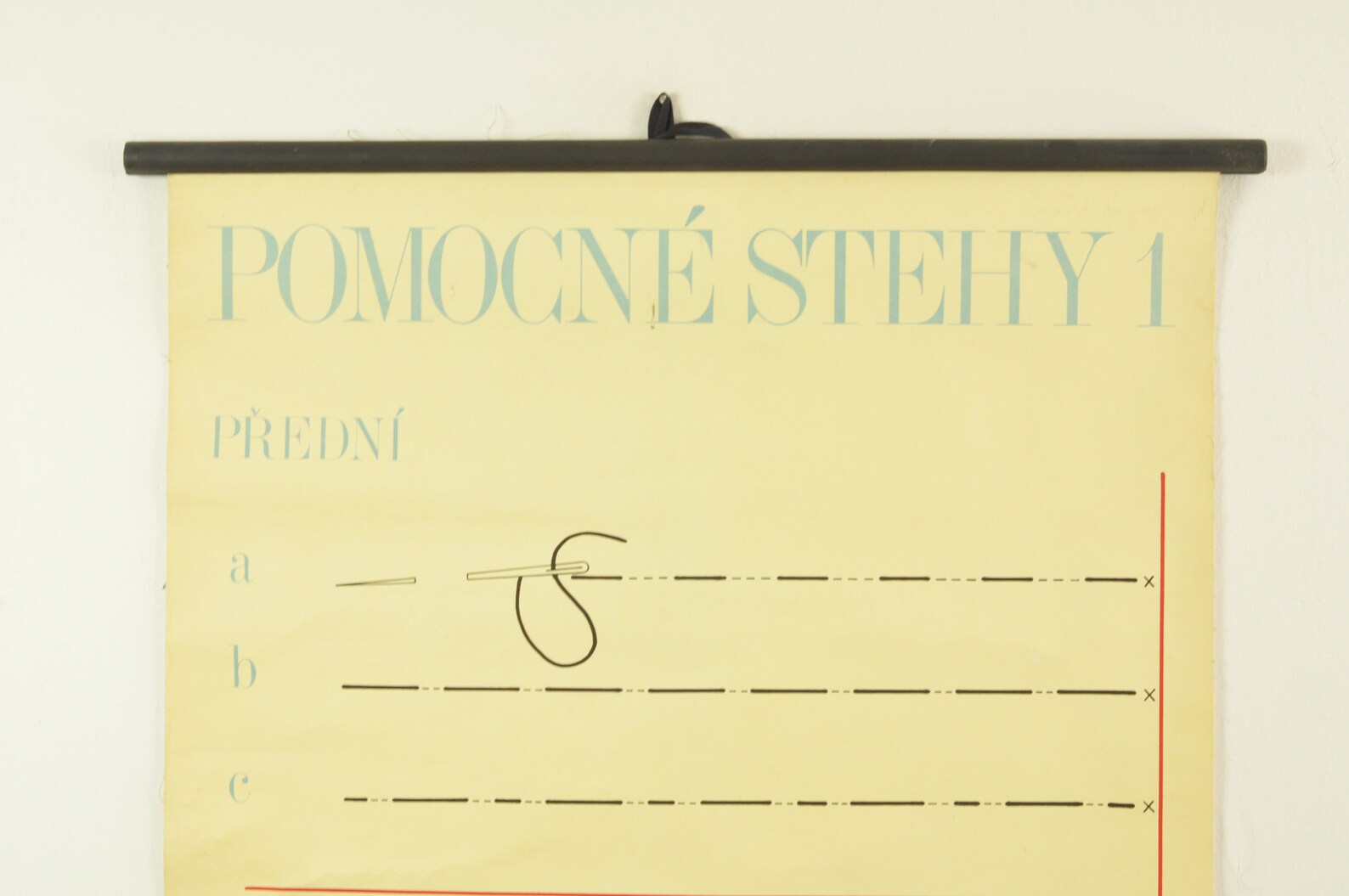 Stitches School Chart Pull Down Chart School Pull Down - Etsy