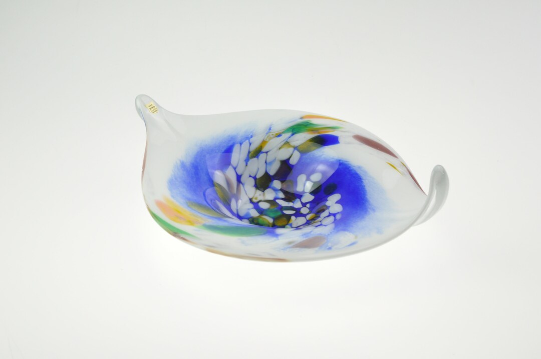 German Glass Bowl, German Bowl, Glass Bowl, Handmade Glass, Vintage ...