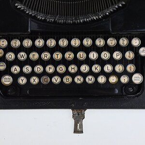 Vintage Triumph Portable Typewriter, German Working Typewriter ...