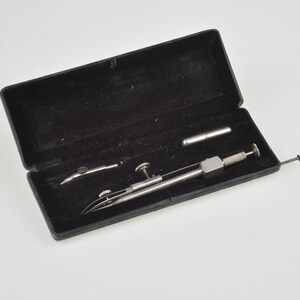 Vintage Drawing Set in Original Box, Vintage Drawing Set, Engineering ...
