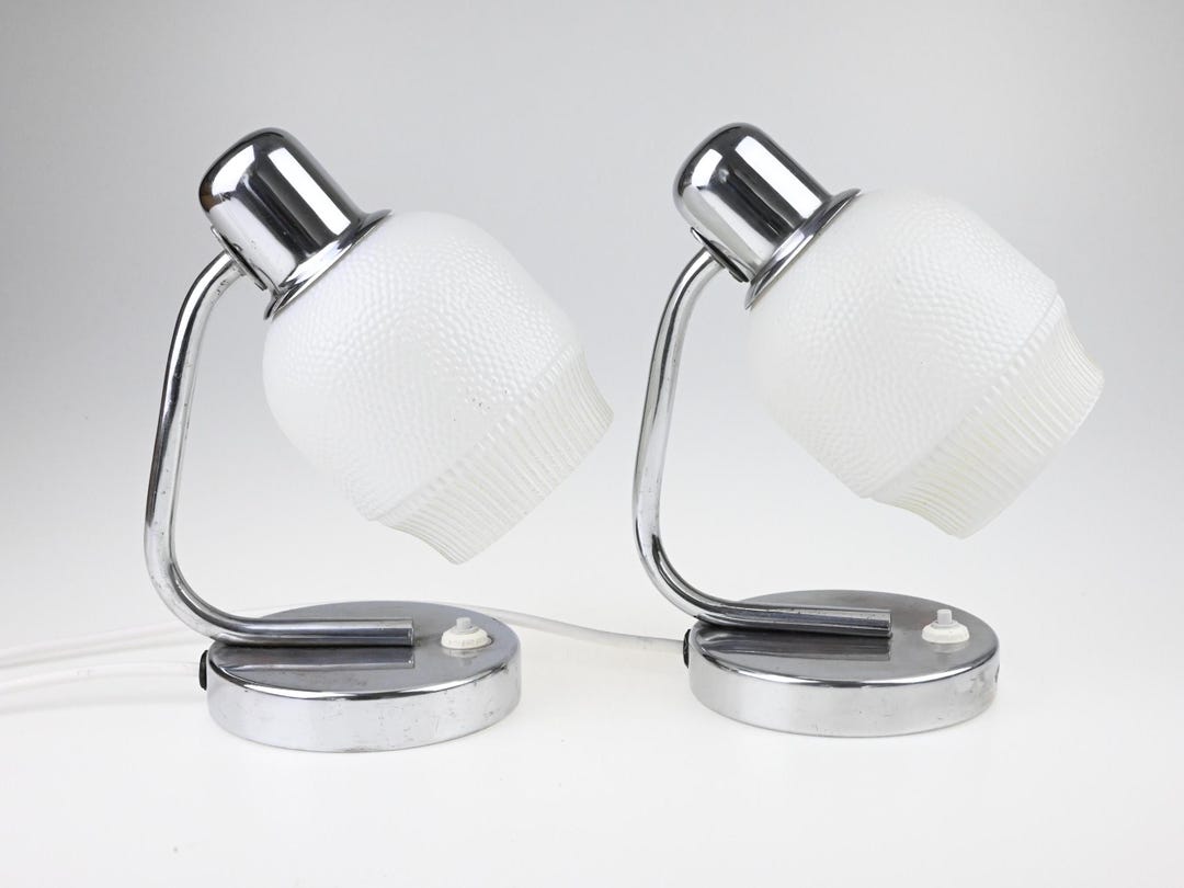 Mid Century Pair Lamps, Pair of Lamps, Table Lamp, Desk Lamp, Bedside ...