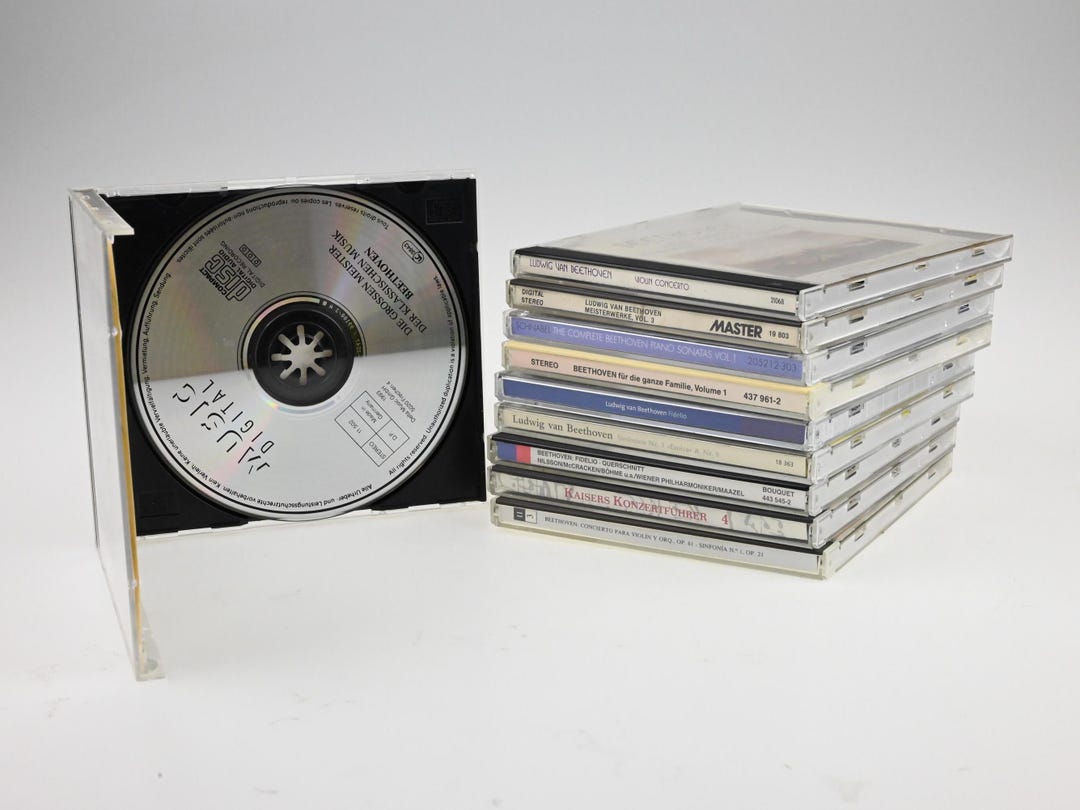 Collection of 10 Classical Music Cds, Ludwig Van Beethoven Cds, Vintage ...
